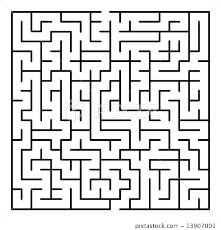 Maze Labyrinth - Stock Illustration [13907001] - PIXTA