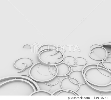 Background material with circles - Stock Illustration [13910762] - PIXTA