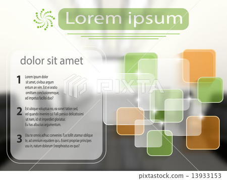 Business template with transparent layers-插圖素材 [13933153] - PIXTA圖庫