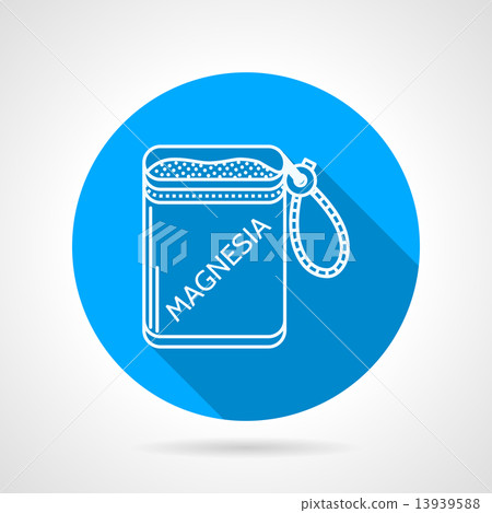Round vector icon for magnesia bag - Stock Illustration [13939588] - PIXTA
