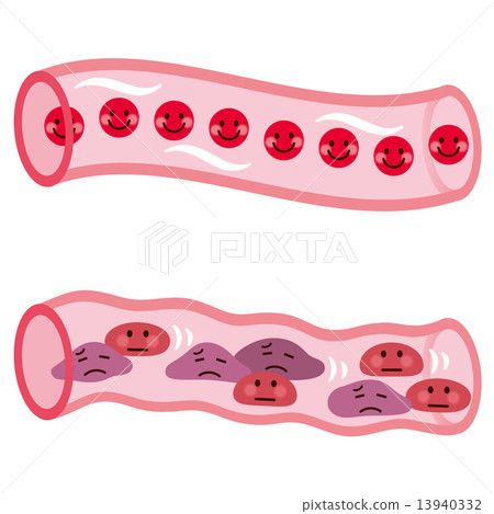Blood flow section blood flow - Stock Illustration [13940332] - PIXTA