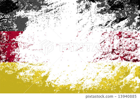 Germany flag. Grunge background. Vector... - Stock Illustration ...