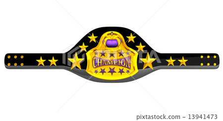 championship belt, first place, battle - Stock Illustration [13941473 ...
