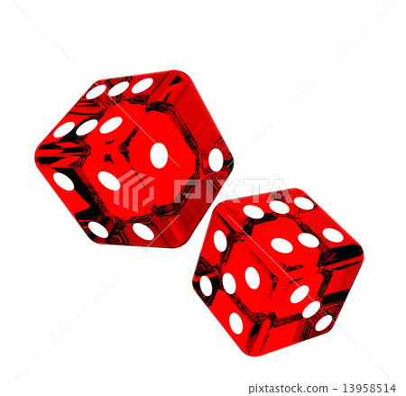 Falling dice for gambling - Stock Illustration [13958514] - PIXTA