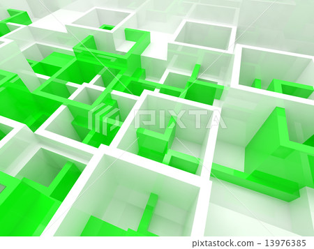 Abstract 3d design background, cells structure - Stock Illustration ...