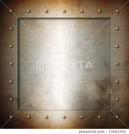 Rusty brushed Steel frame - Stock Illustration [13981042] - PIXTA