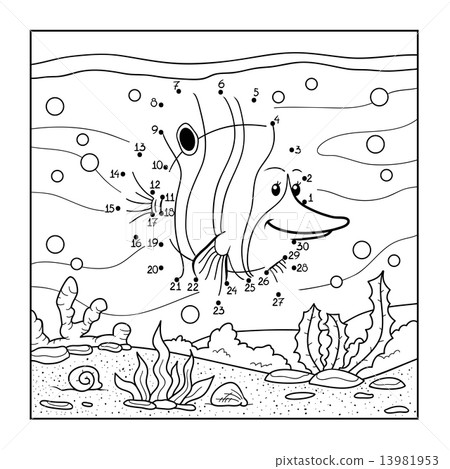 Numbers game (fish in ocean) - Stock Illustration [13981953] - PIXTA