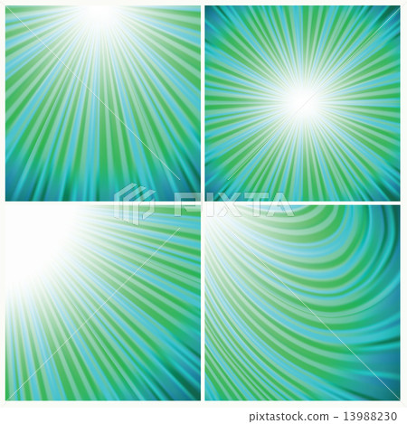 green background - Stock Illustration [13988230] - PIXTA