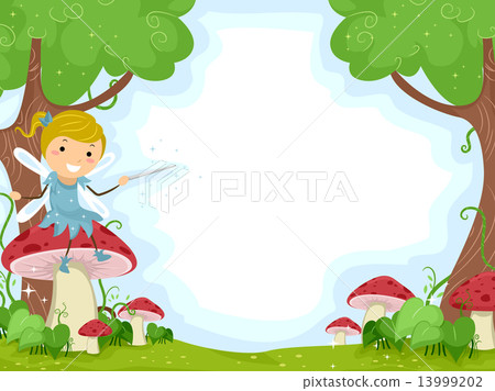 Stickman Fairy - Stock Illustration [13999202] - PIXTA