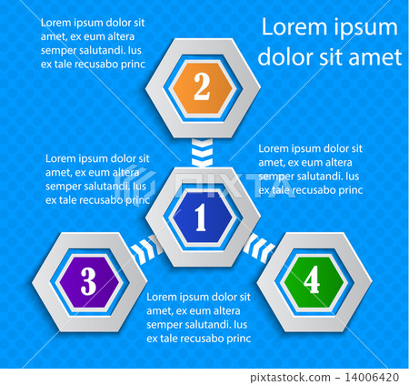 abstract 3d tag infographics vector - Stock Illustration [14006420] - PIXTA