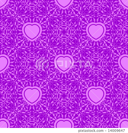 Seamless texture with heart - Stock Illustration [14009647] - PIXTA