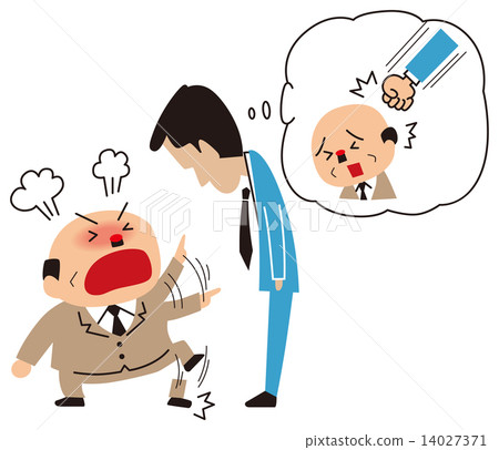 Thinking things of angry men - Stock Illustration [14027371] - PIXTA