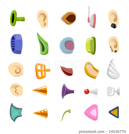 cartoon ear - Stock Illustration [14030770] - PIXTA