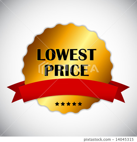 Lowest Price Label Vector Illustration - Stock Illustration [14045315 ...