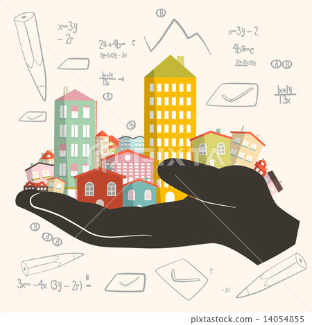 Architect Building Project - Development Vector... - Stock Illustration ...