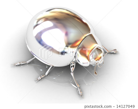 Chrome beetle - Stock Illustration [14127049] - PIXTA