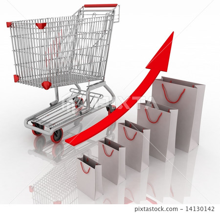 Sales growth chart. - Stock Illustration [14130142] - PIXTA