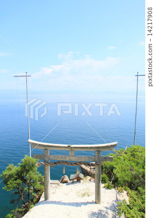 August Shiga Takeshi Shima Shrine Ryujin Shrine... - Stock Photo ...