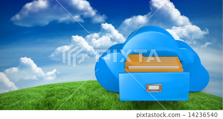 Composite image of cloud computing drawer - Stock Illustration ...