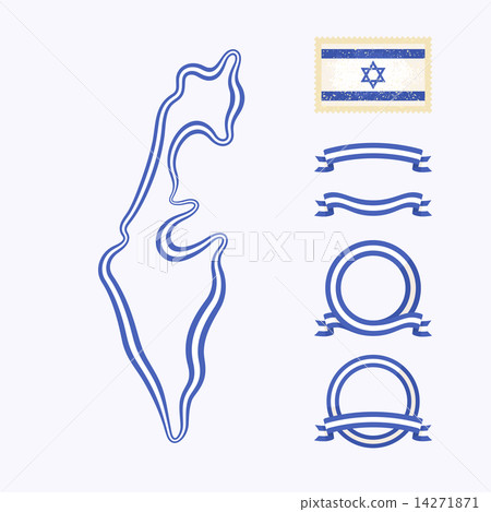 Colors of Israel - Stock Illustration [14271871] - PIXTA