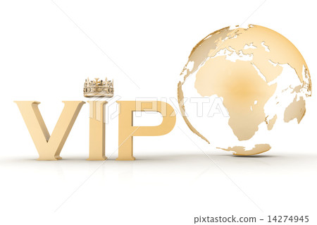 VIP abbreviation with a crown - Stock Illustration [14274945] - PIXTA