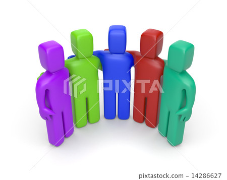 Strong Team - Stock Illustration [14286627] - PIXTA
