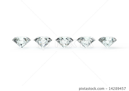 Five diamonds - Stock Illustration [14289457] - PIXTA