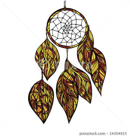 dream Catcher. Doodle style - Stock Illustration [14304915] - PIXTA