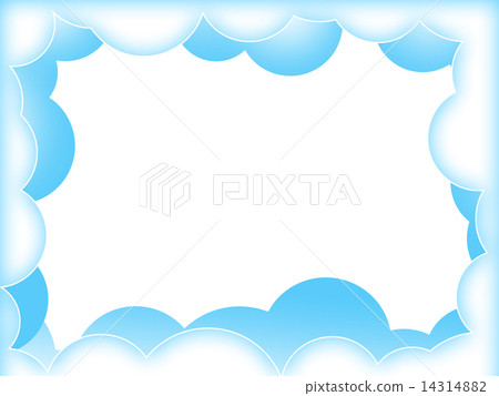 Cloud frame - Stock Illustration [14314882] - PIXTA