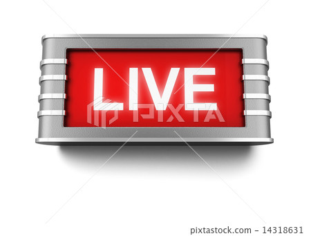 Live sign - Stock Illustration [14318631] - PIXTA