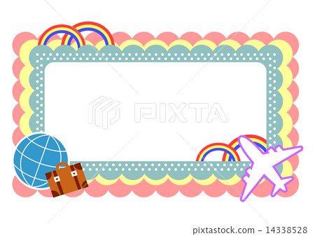 Cute journey frame - Stock Illustration [14338528] - PIXTA