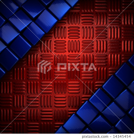red and blue metal background-插圖素材 [14345454] - PIXTA圖庫