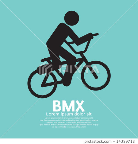 BMX Bicycle Sign - Stock Illustration [14359718] - PIXTA