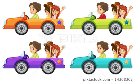 Car ride - Stock Illustration [14368302] - PIXTA
