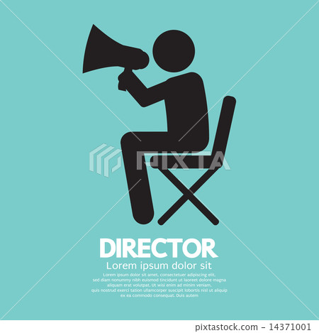 Film Director Symbol Graphic - Stock Illustration [14371001] - PIXTA