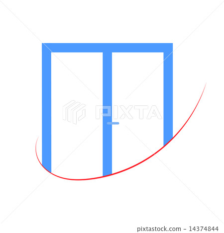 Plastic window logo for your business. Vector... - Stock Illustration ...