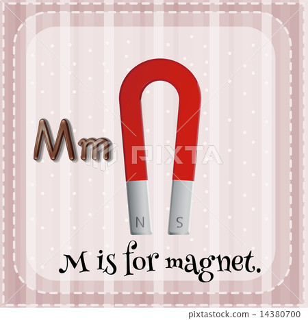A letter M for magnet - Stock Illustration [14380700] - PIXTA