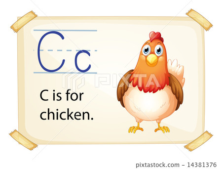 A letter C for chicken - Stock Illustration [14381376] - PIXTA