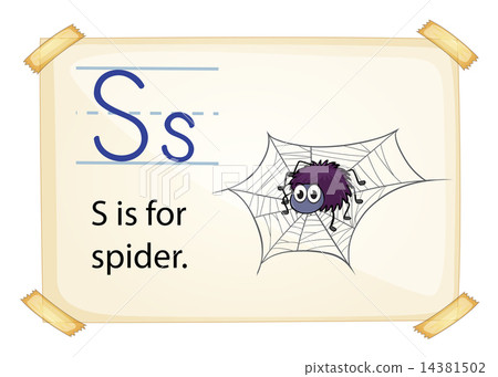 A letter S for spider - Stock Illustration [14381502] - PIXTA