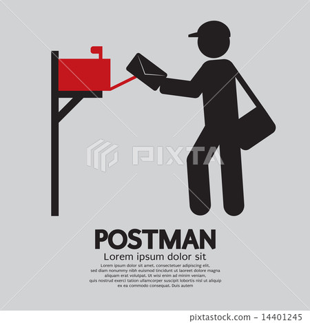 Postman Graphic Symbol - Stock Illustration [14401245] - PIXTA