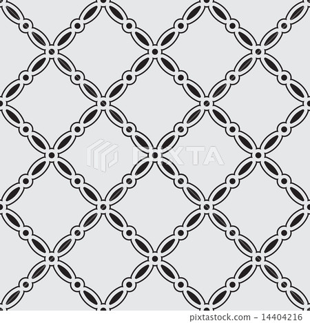 Black seamless pattern - Stock Illustration [14404216] - PIXTA