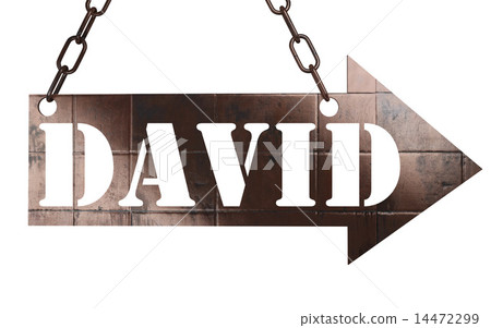 david word on metal pointer - Stock Illustration [14472299] - PIXTA