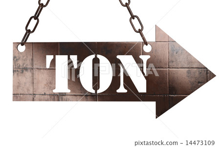 ton word on metal pointer-插圖素材 [14473109] - PIXTA圖庫