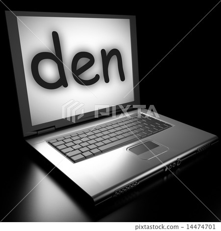 den word on laptop - Stock Illustration [14474701] - PIXTA