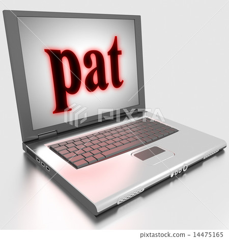 pat word on laptop - Stock Illustration [14475165] - PIXTA