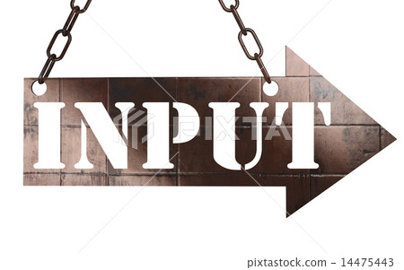 input word on metal pointer - Stock Illustration [14475443] - PIXTA