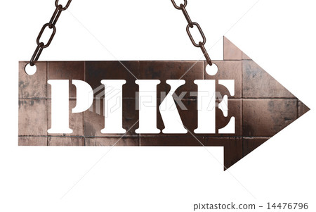 pike word on metal pointer - Stock Illustration [14476796] - PIXTA