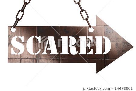 scared word on metal pointer - Stock Illustration [14478061] - PIXTA