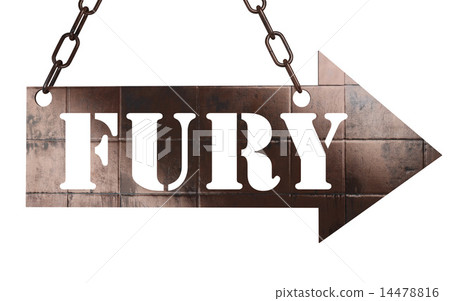 fury word on metal pointer - Stock Illustration [14478816] - PIXTA
