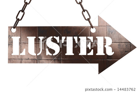luster word on metal pointer - Stock Illustration [14483762] - PIXTA